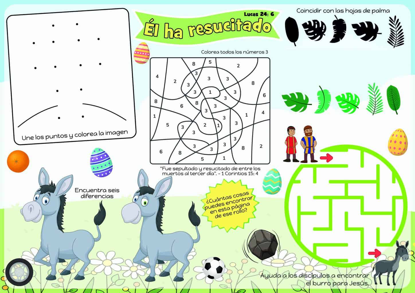 Folleto de Pascua imprimible GRATIS - Trueway Kids