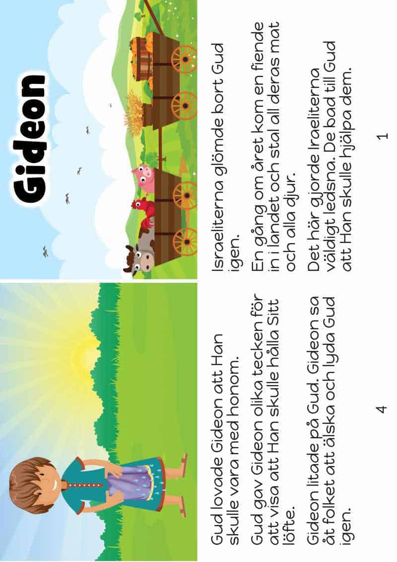 Gideon - gratis bibellektioner - Trueway Kids