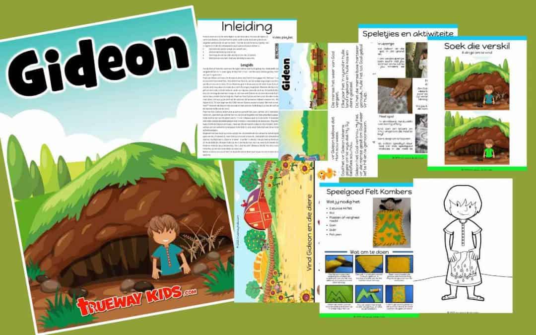 Gideon - Gratis drukbare Bybel lesse - Trueway Kids