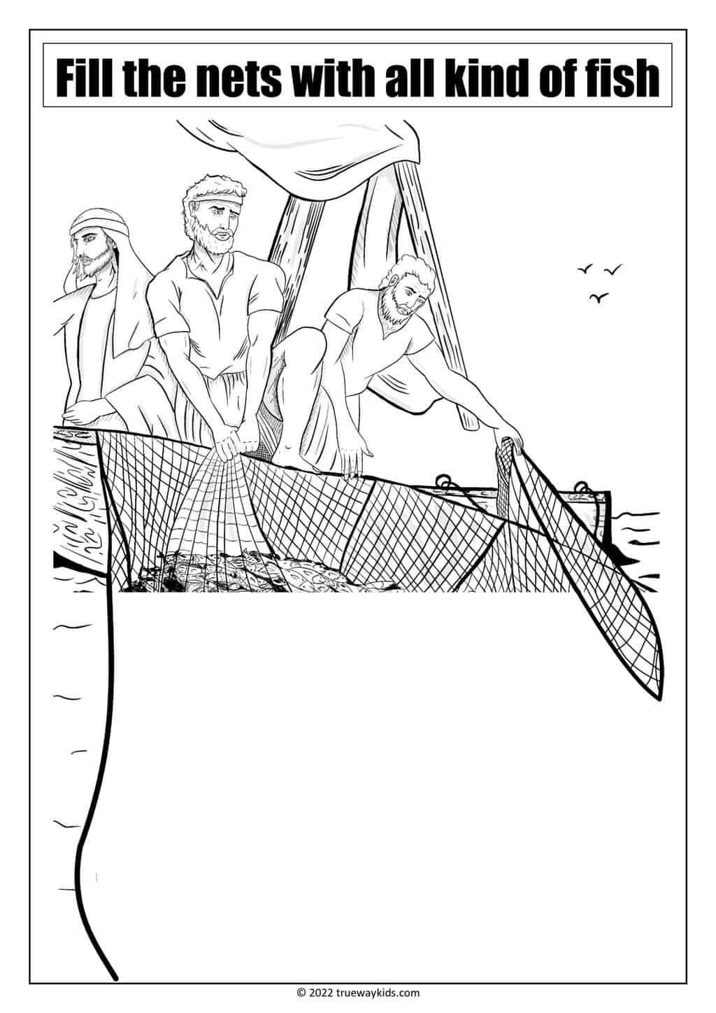 FISHERS OF MEN - Free printable Bible lessons for youth - Trueway Kids
