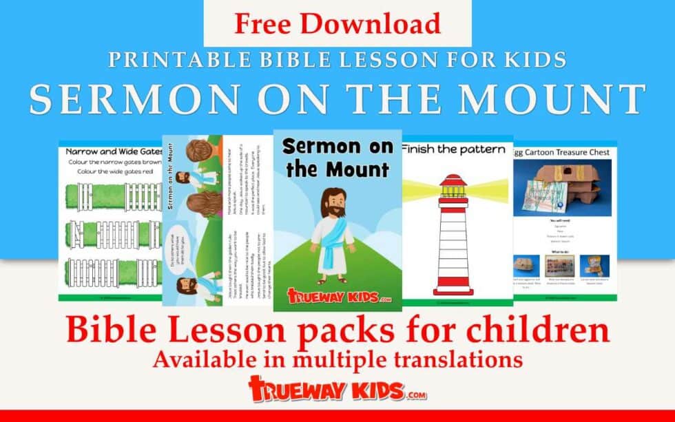 Sermon on the Mount - Bible lesson for kids - Trueway Kids