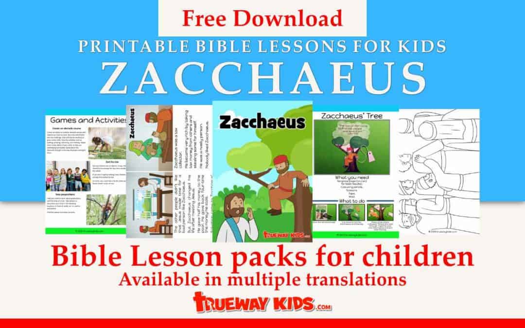 bible coloring pages zaccheus