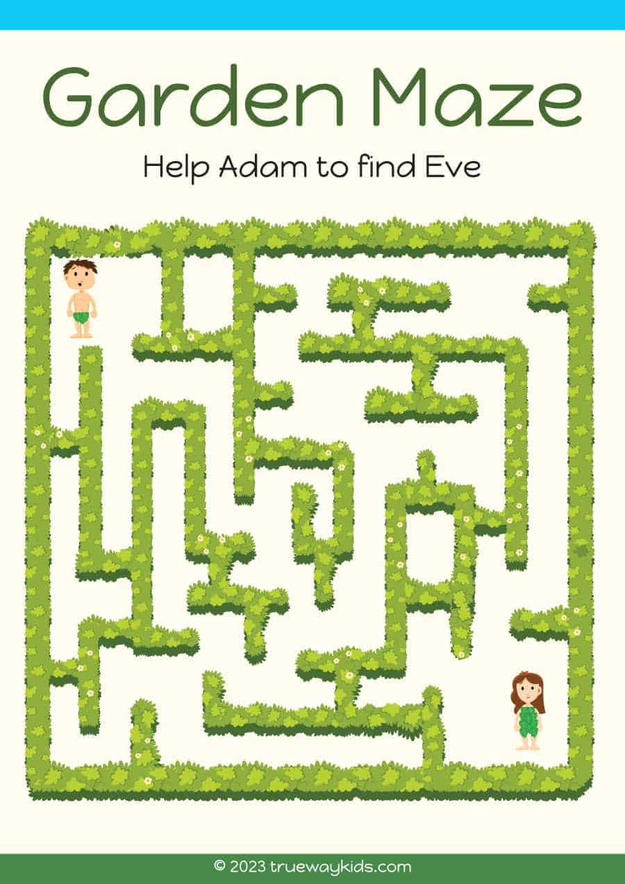 Adam and Eve - Genesis 2 (Bible lesson for 5 - 10 year old) - Trueway Kids