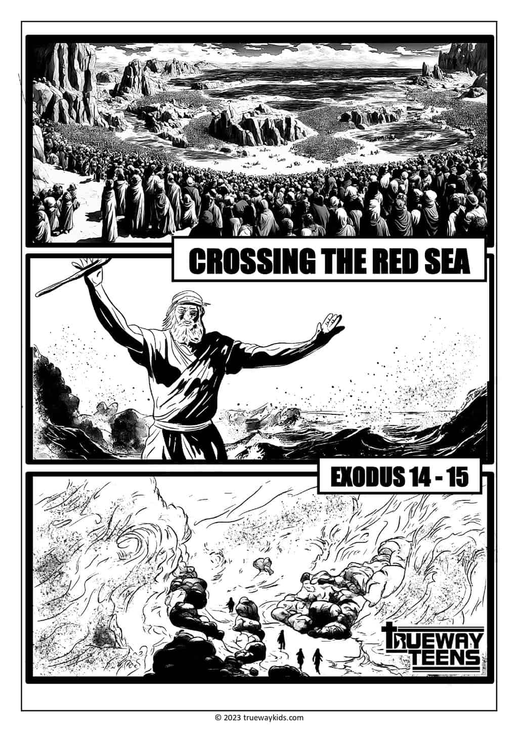 The Red Sea - Exodus 14 (Bible lesson for teens) - Trueway Kids