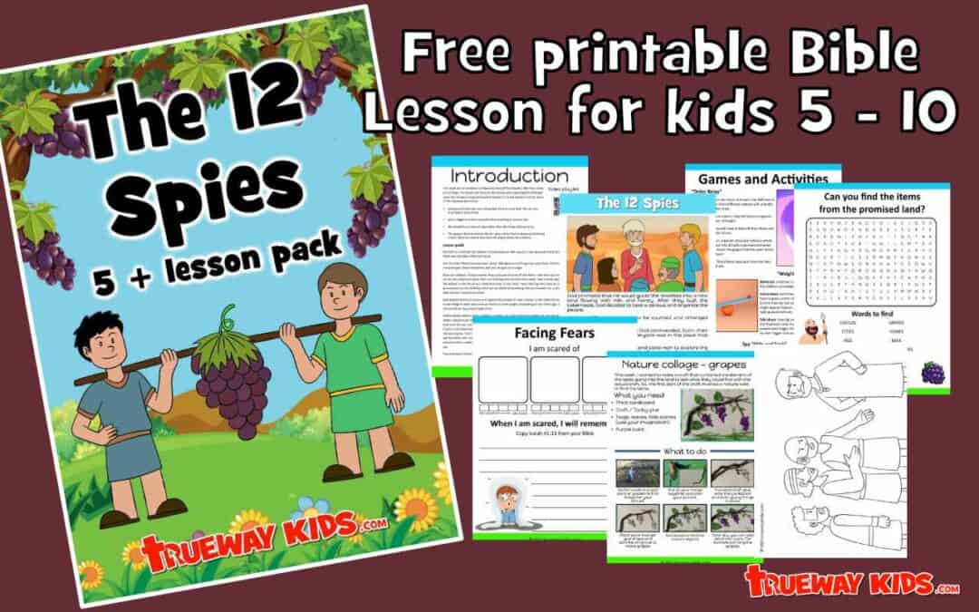 The 12 Spies and the Promised Land (5-10 year old Bible lesson pack) - Trueway Kids