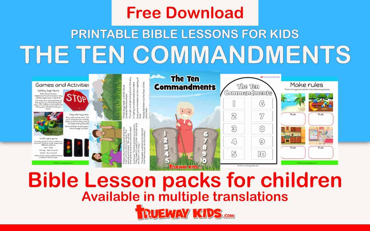 Ten Commandments Printable Games