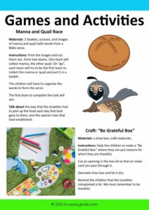 40 Years in the Wilderness (5-10 year old Bible lesson pack) - Trueway Kids