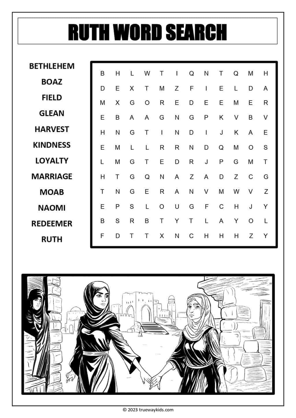 Ruth - Bible lesson for teens - Trueway Kids