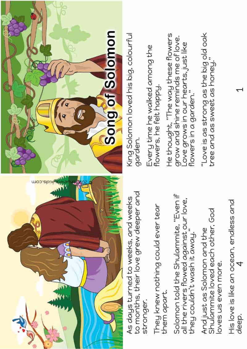 Song of Solomon - Bible lesson for kids - Trueway Kids