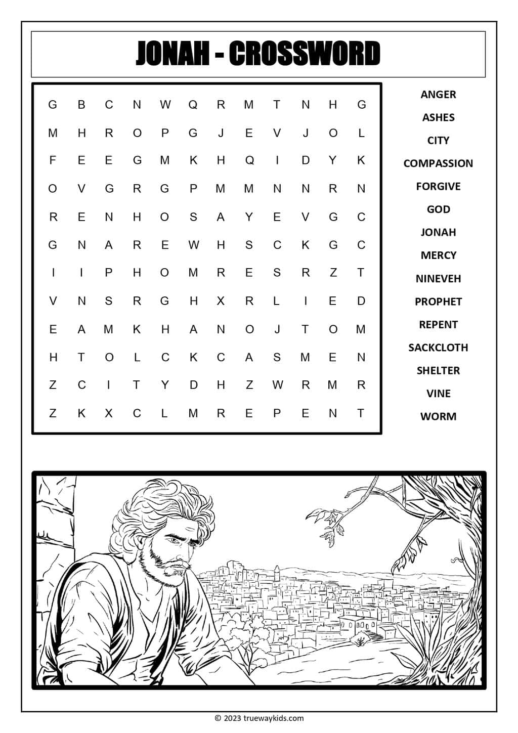 Jonah's Anger at God's Mercy - Bible lesson for teens - Trueway Kids
