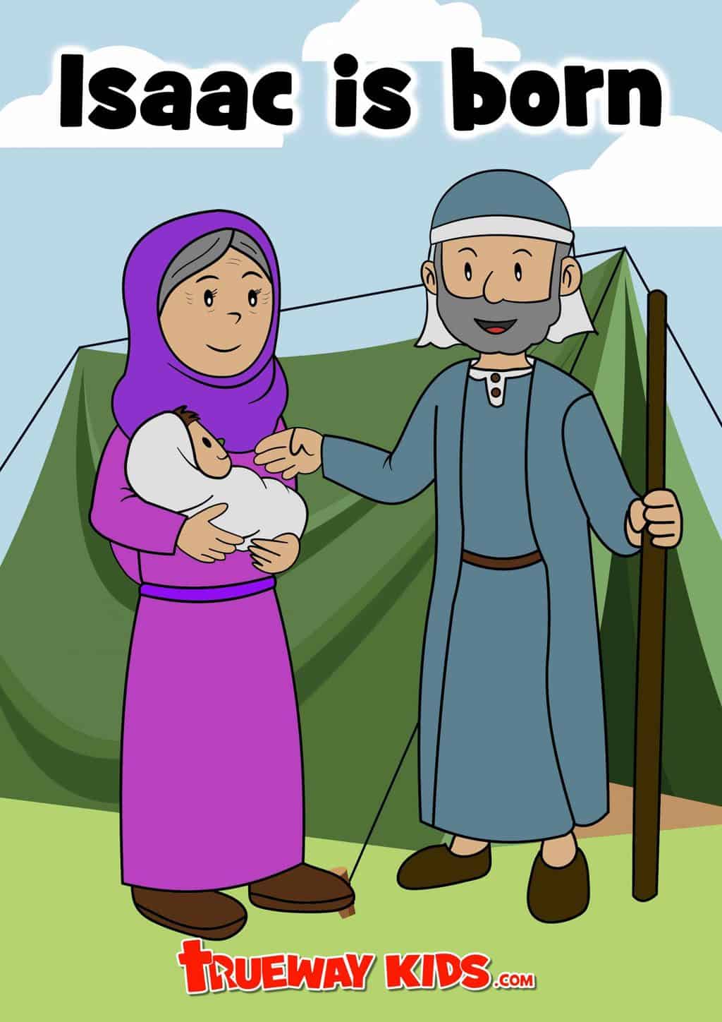 Isaac is born – Free Bible lessons for kids - Trueway Kids