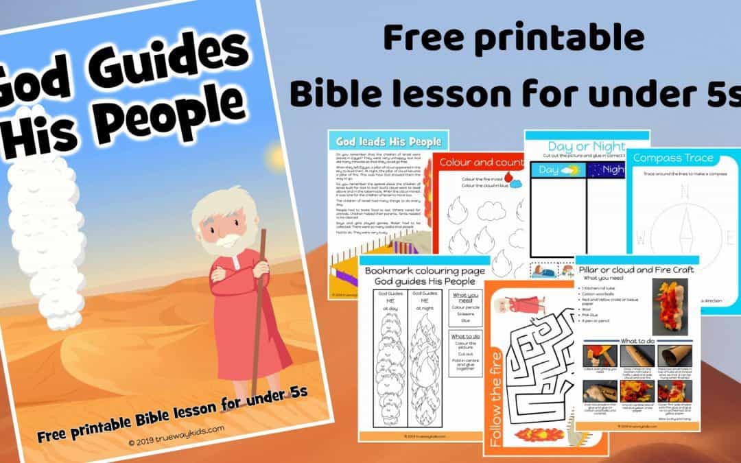 God guides His people - Free Bible lesson for under 5s - Trueway Kids