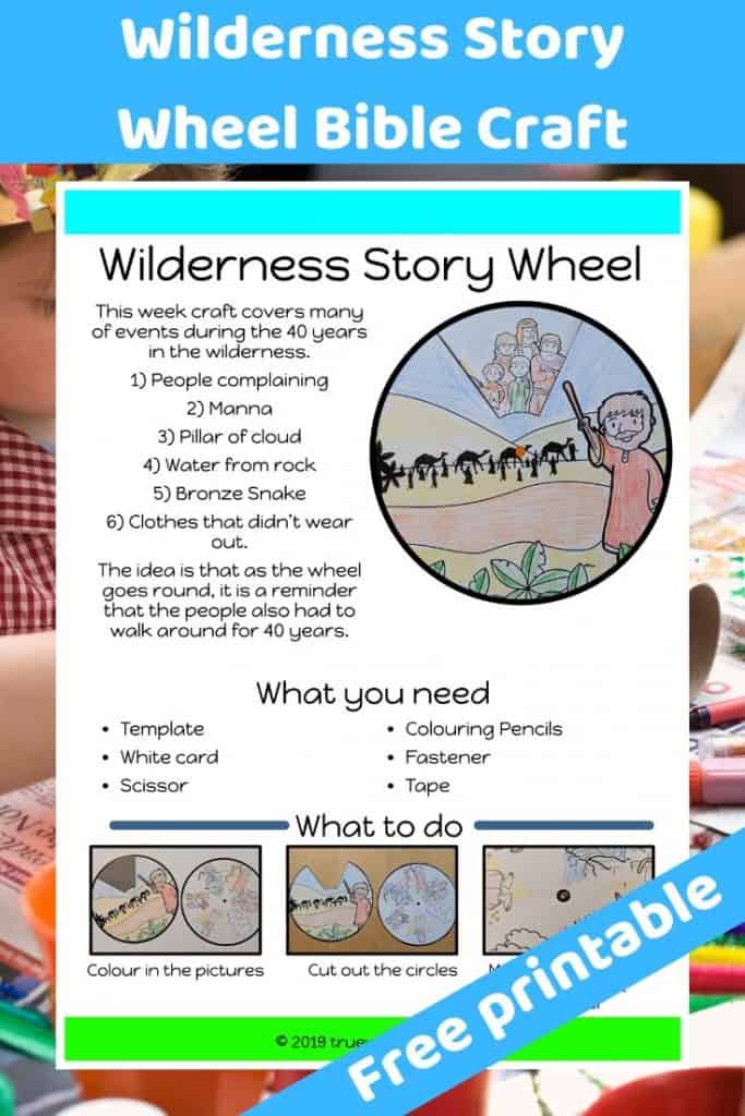 Wandering in the Wilderness - Free Bible lesson for kids - Trueway Kids