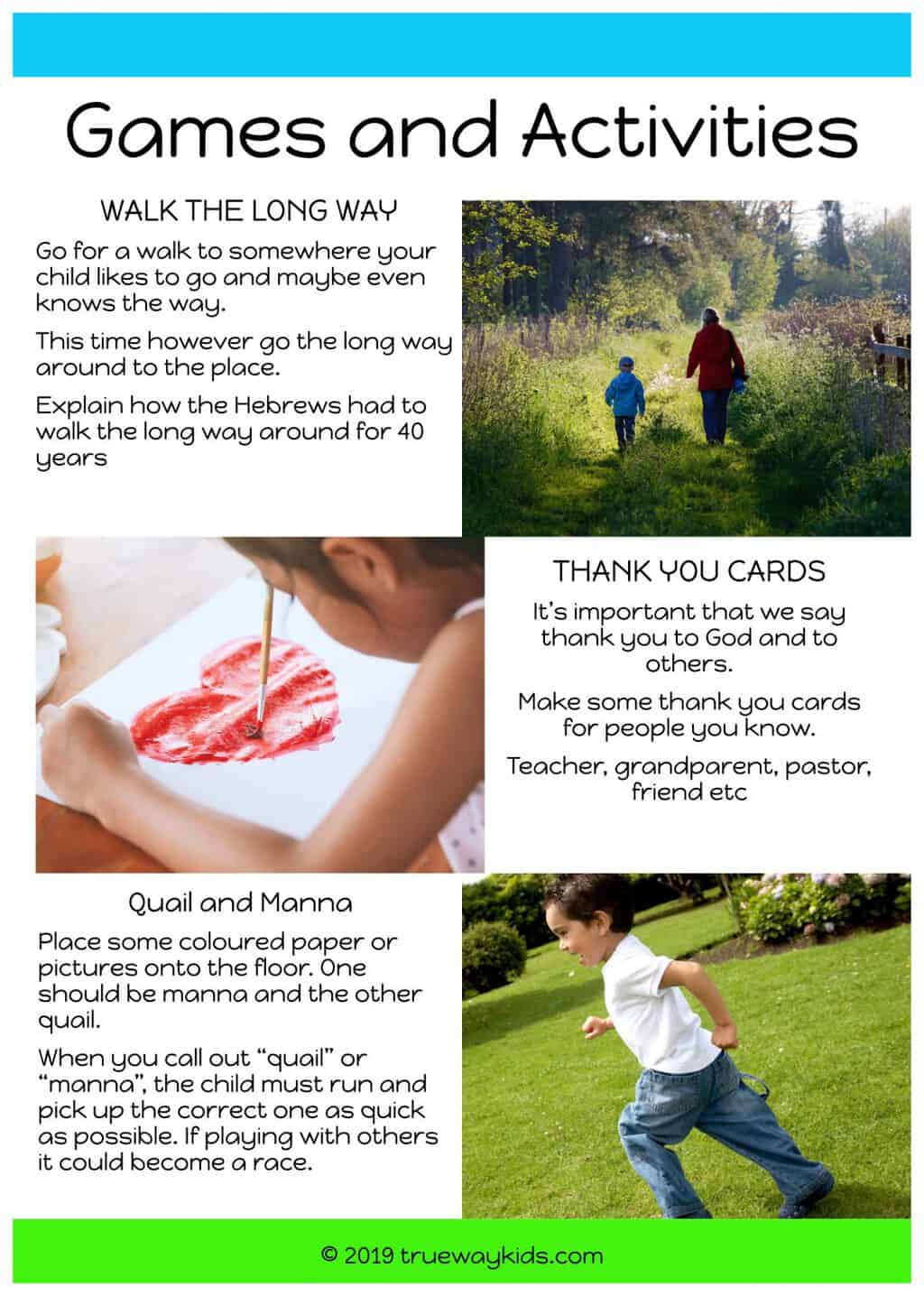 Wandering in the Wilderness - Free Bible lesson for kids - Trueway Kids