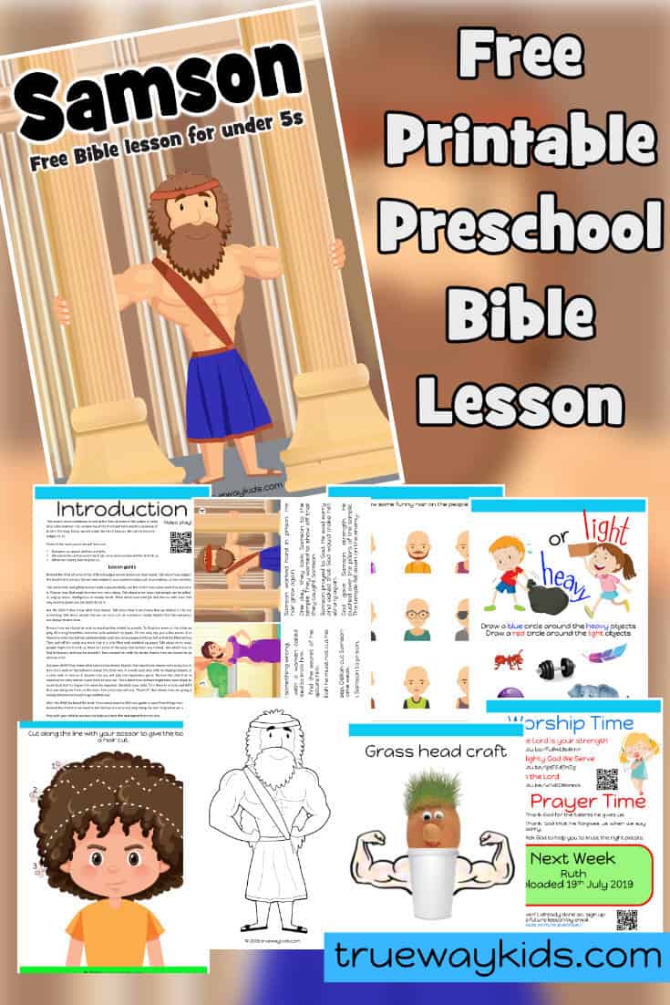 Samson - Free Bible lesson for kids - Trueway Kids