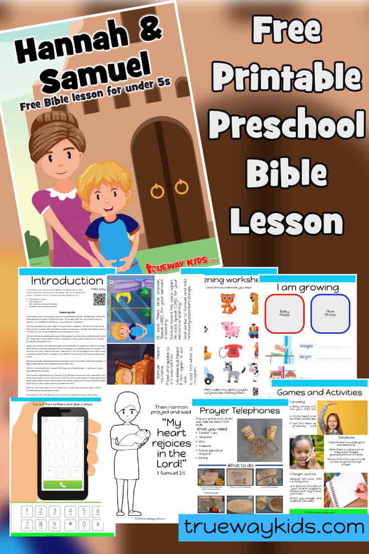 Hannah and Samuel - Free Children's Bible lesson - Trueway Kids