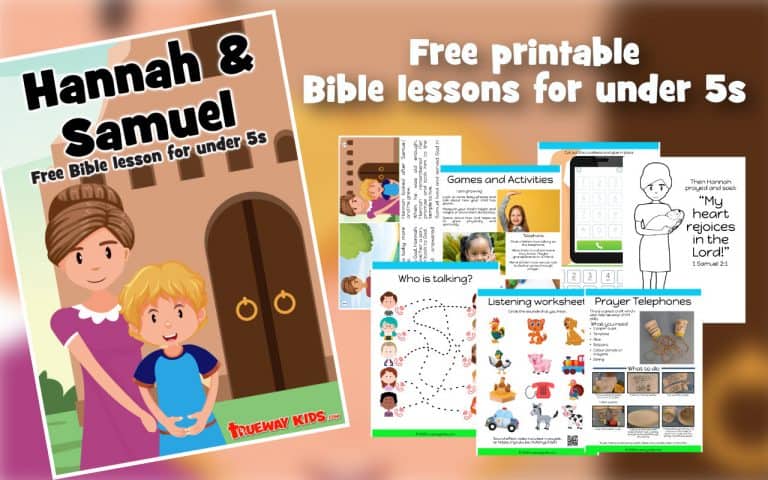 Hannah and Samuel - Free Children's Bible lesson - Trueway Kids