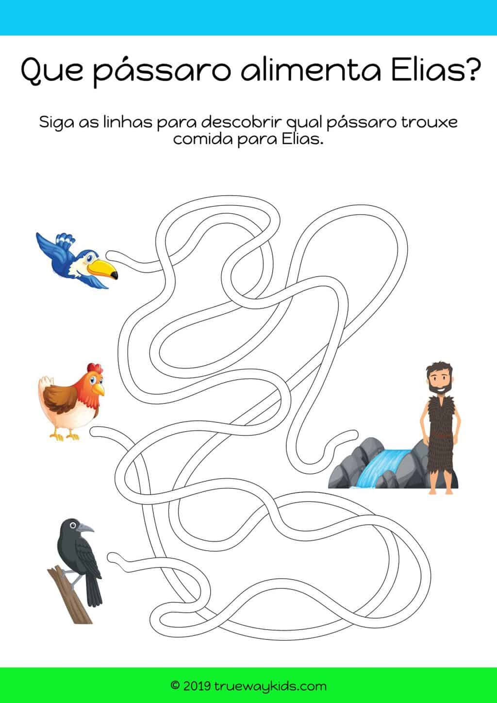 Elias - lição da bíblia para criança - Trueway Kids