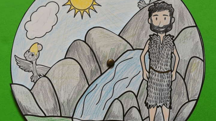 raven and elijah coloring pages