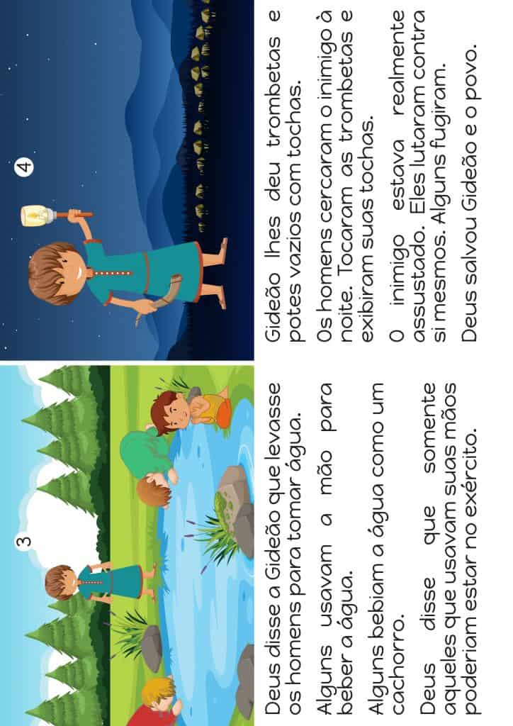 Gideão O Exército de 300 - lição da bíblia para crianças - Trueway Kids
