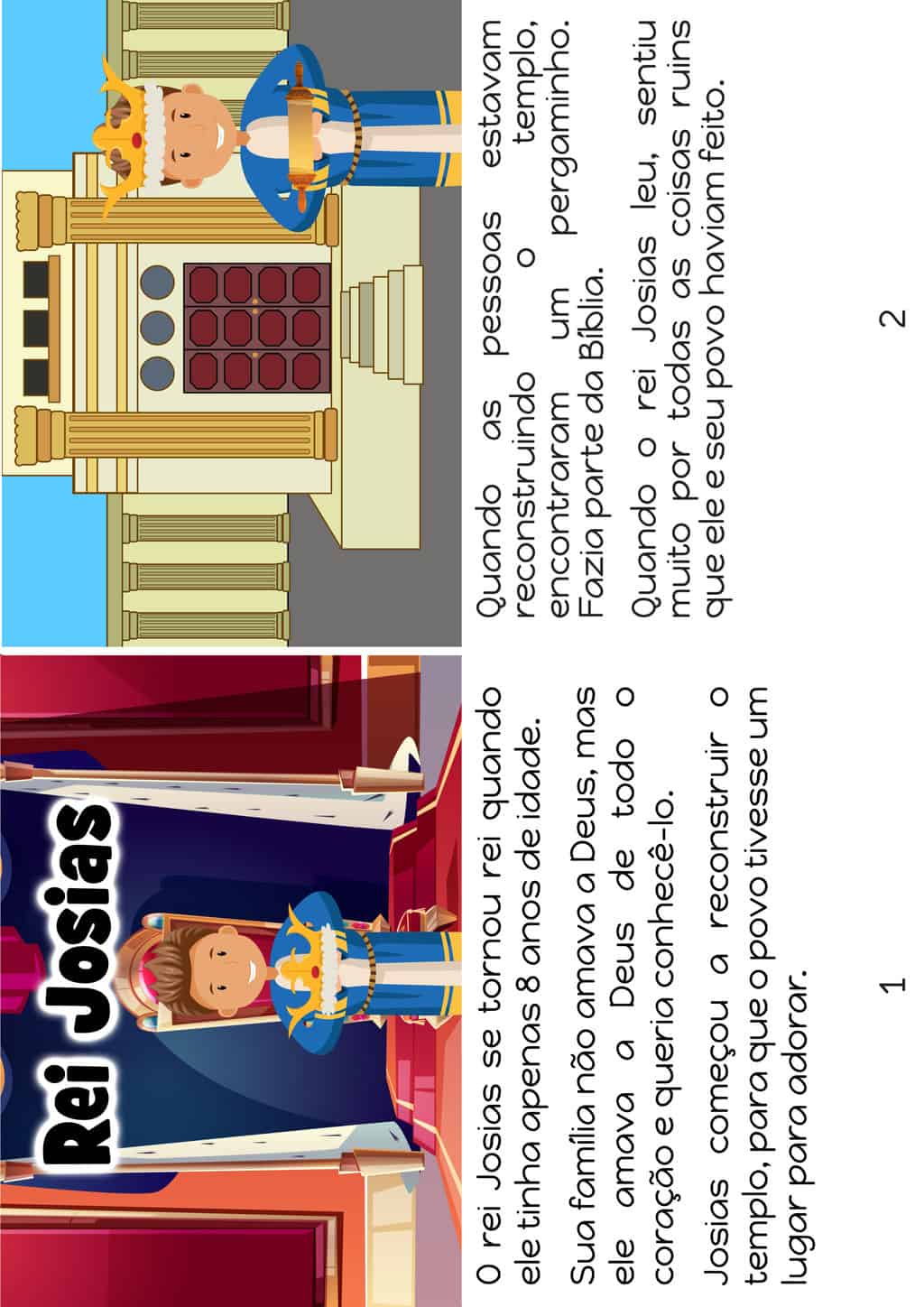 Rei Josias - lição da bíblia para pré-escolares - Trueway Kids