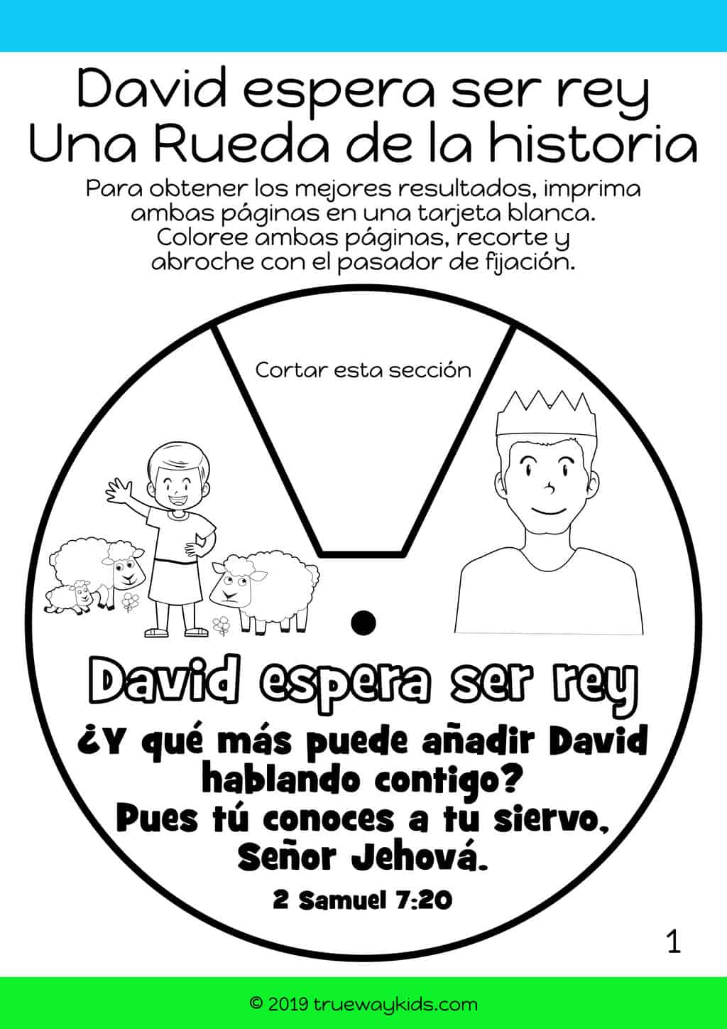 David espera ser rey - lección de la biblia para niños - Trueway Kids