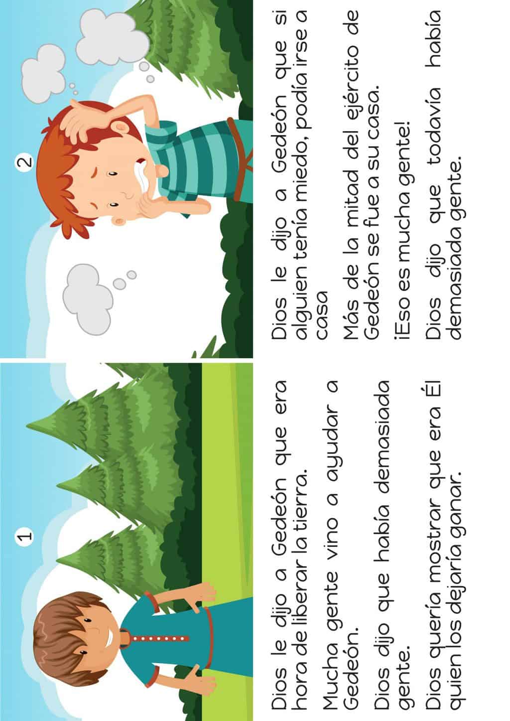 El Ejército de Gedeón de 300 - lección de la biblia para niños ...