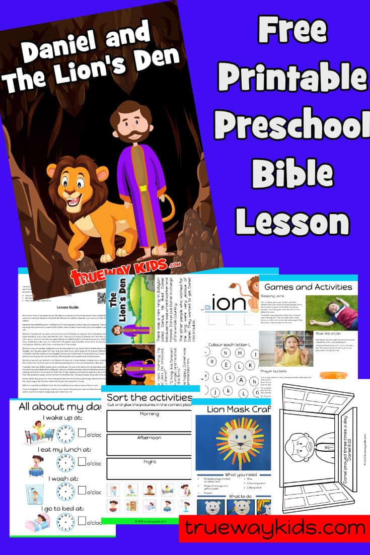 Daniel and the Lion’s Den - Bible lesson for kids - Trueway Kids