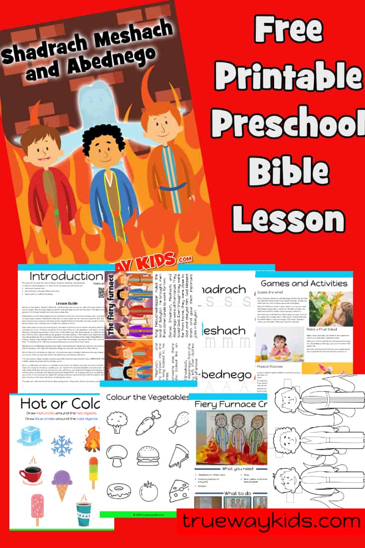 Shadrach, Meshach, and Abednego - Bible lesson for kids - Trueway Kids