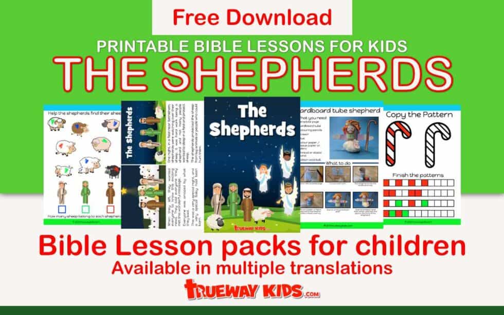 The Shepherds - Free printable Christmas Bible lesson - Trueway Kids