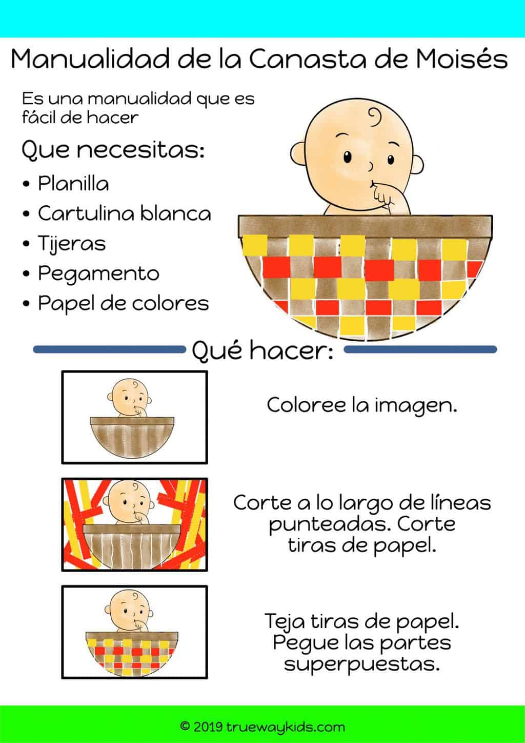 Bebé Moisés - lección de la biblia para niños - Trueway Kids