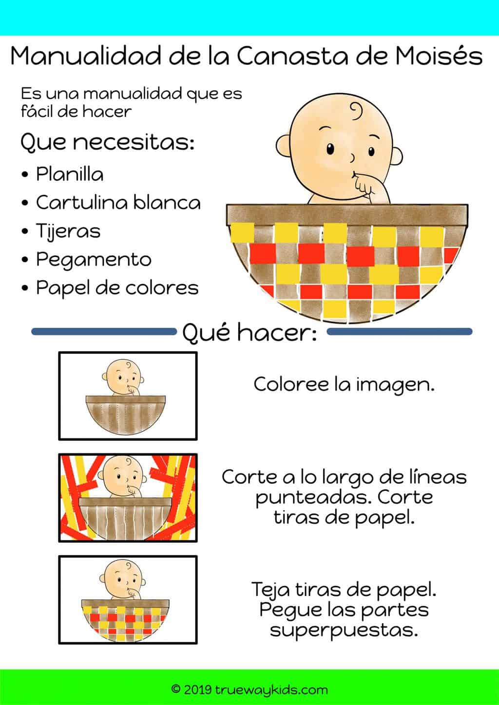 Bebé Moisés - lección de la biblia para niños - Trueway Kids