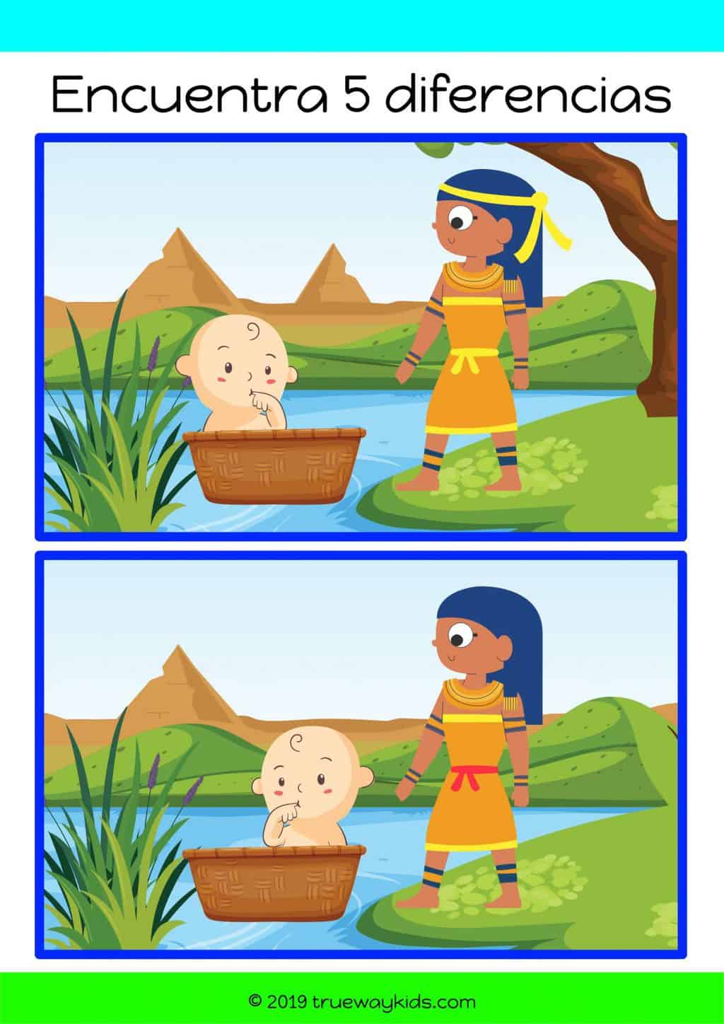 Bebé Moisés - lección de la biblia para niños - Trueway Kids