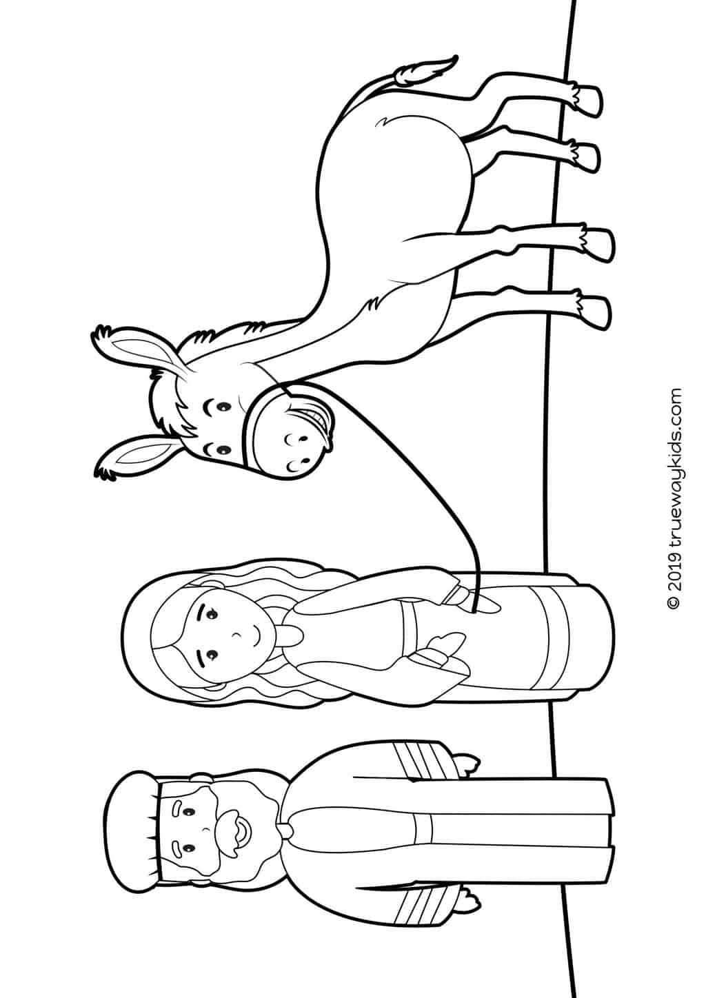 Jesus is born - Free printable Christmas Bible lesson - Trueway Kids