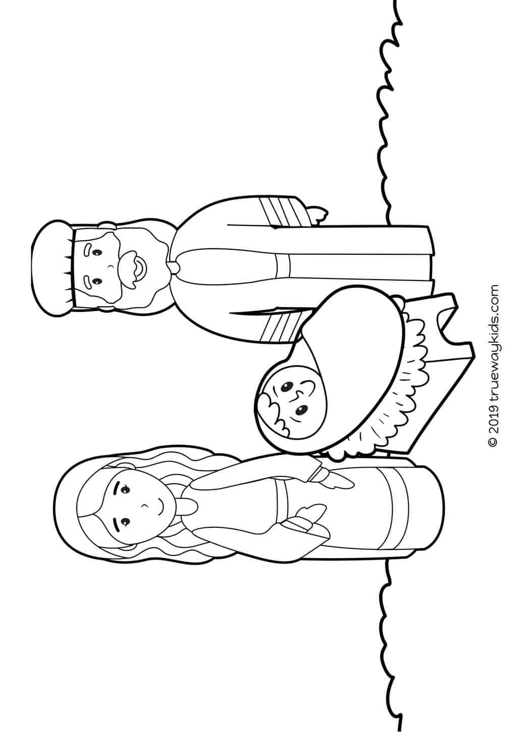 Jesus is born - Free printable Christmas Bible lesson - Trueway Kids