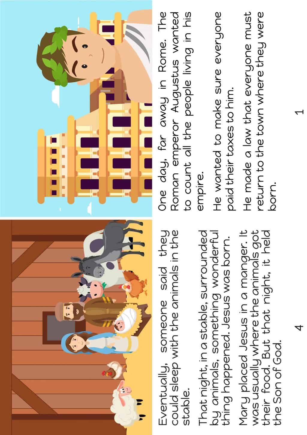 Jesus is born - Free printable Christmas Bible lesson - Trueway Kids