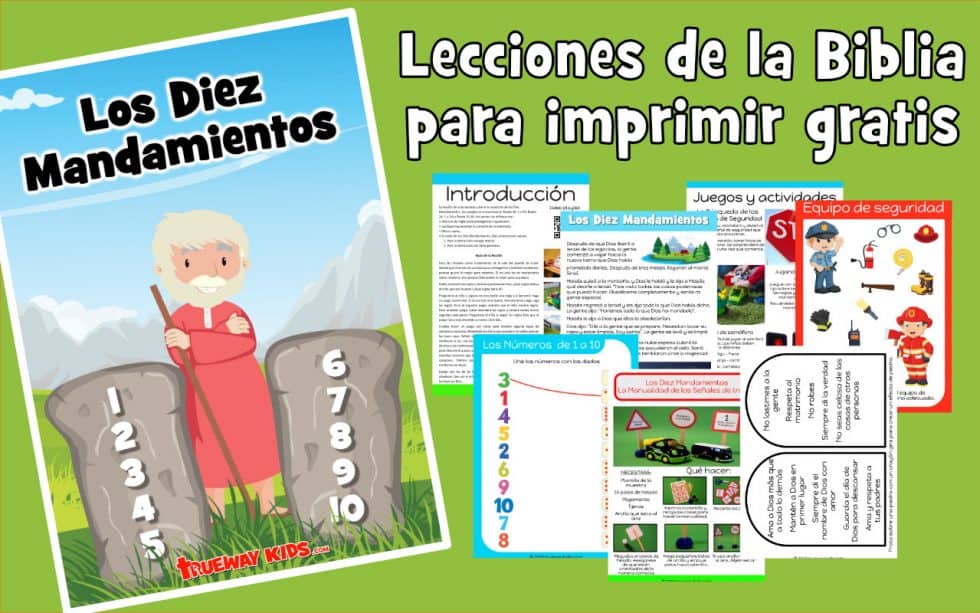Los Diez Mandamientos - lección de la biblia para niños - Trueway Kids