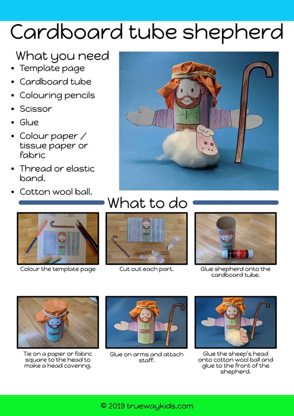 The Shepherds - Free printable Christmas Bible lesson - Trueway Kids