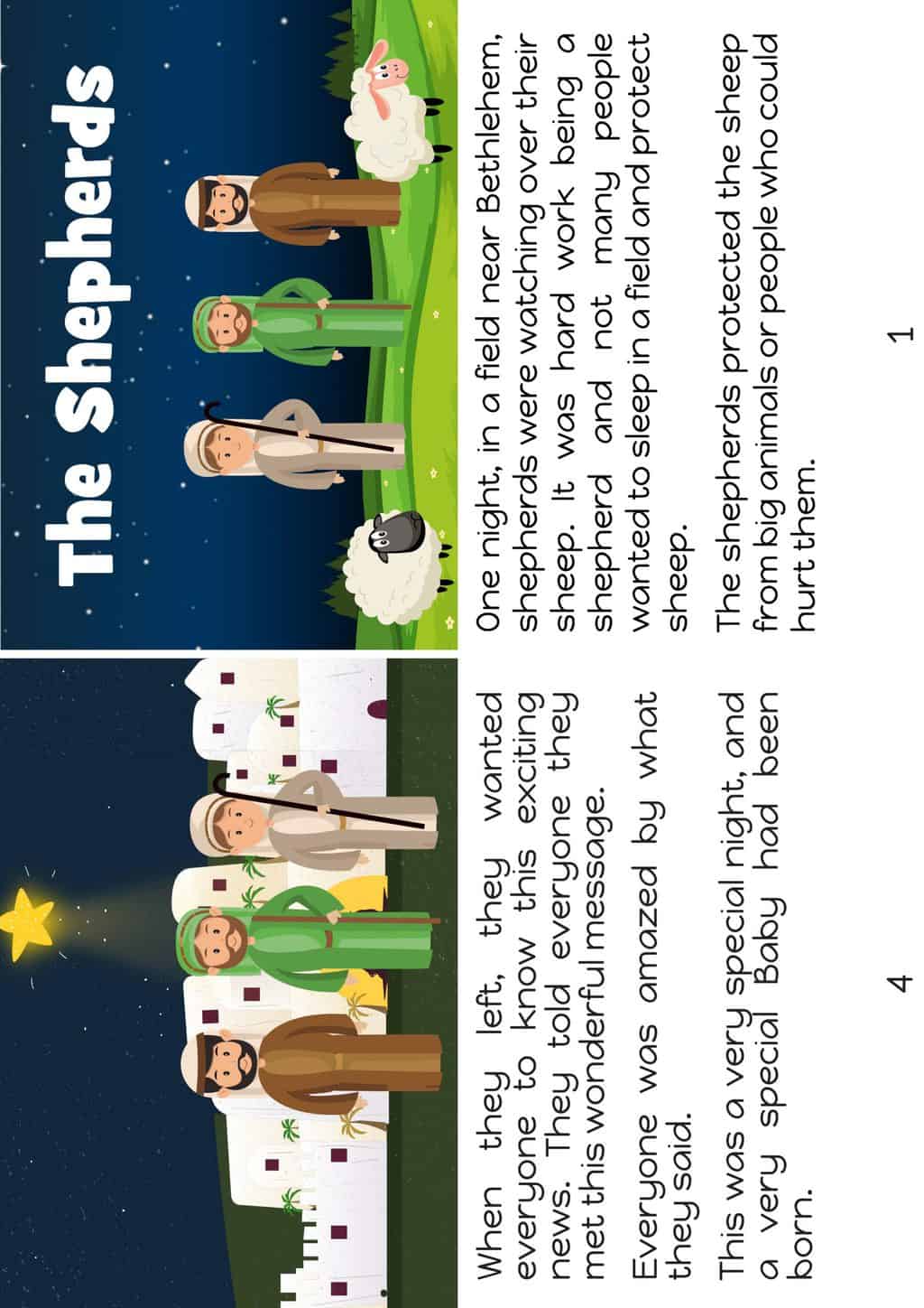 The Shepherds - Free printable Christmas Bible lesson - Trueway Kids