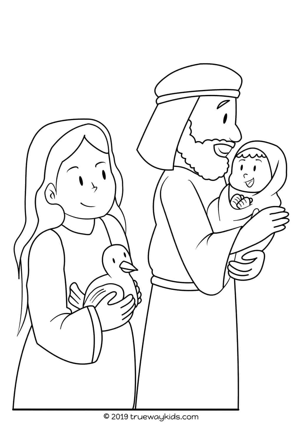 Simeon and Anna – Jesus presented in the temple - Trueway Kids