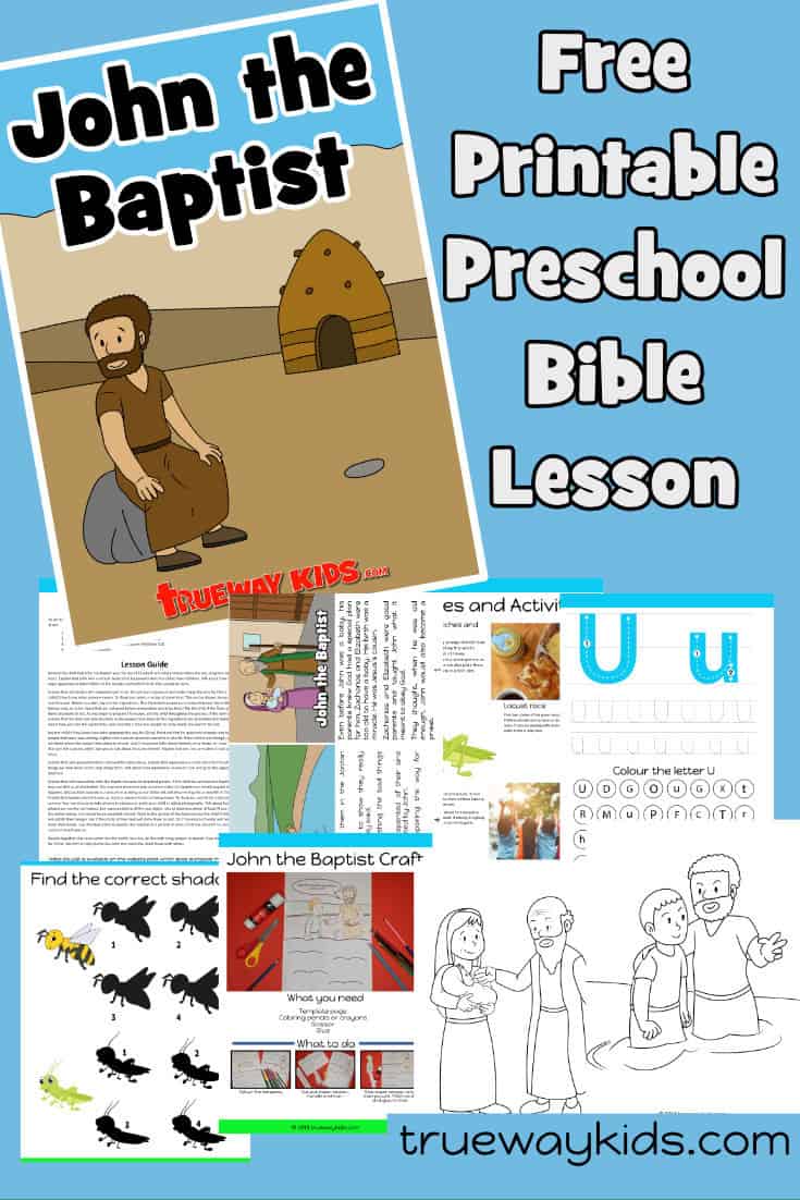 John the Baptist - Bible lesson for kids - Trueway Kids