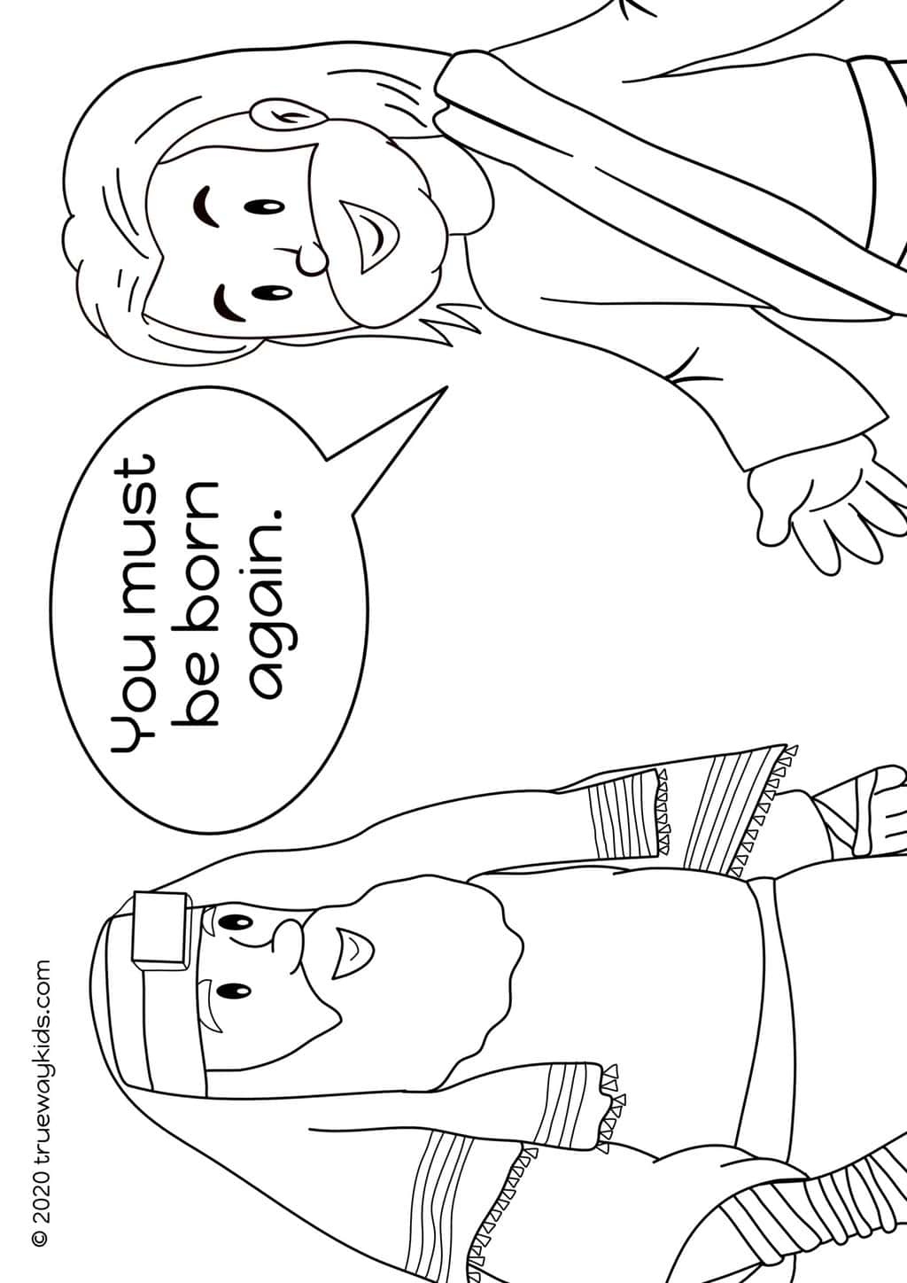 Jesus and Nicodemus - Bible lesson for kids - Trueway Kids