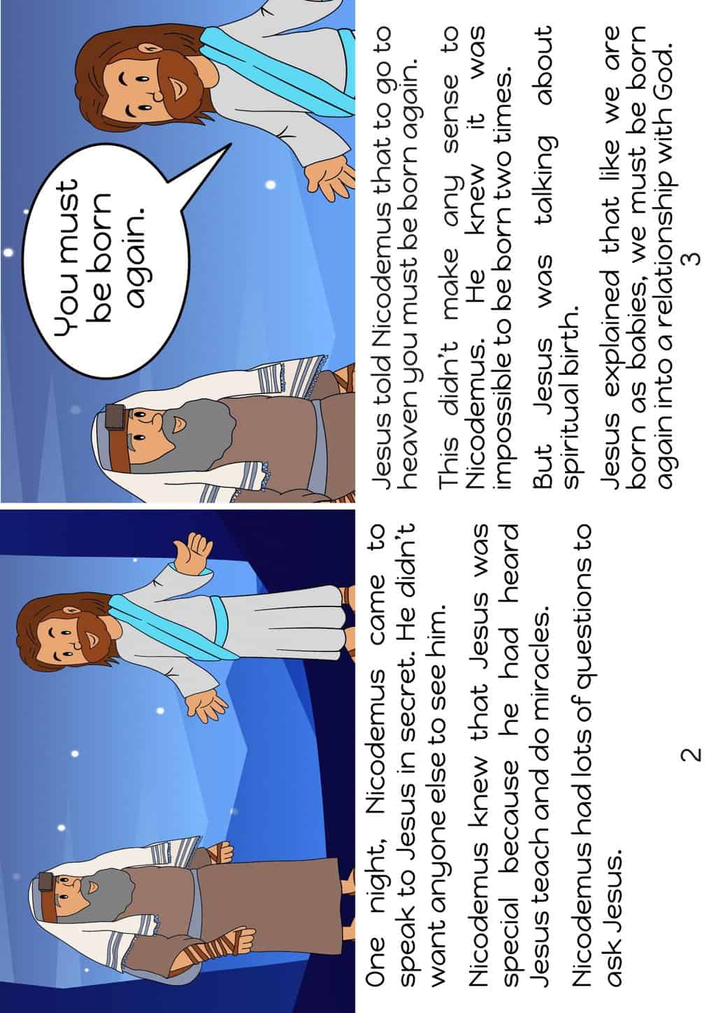 Jesus and Nicodemus - Bible lesson for kids - Trueway Kids
