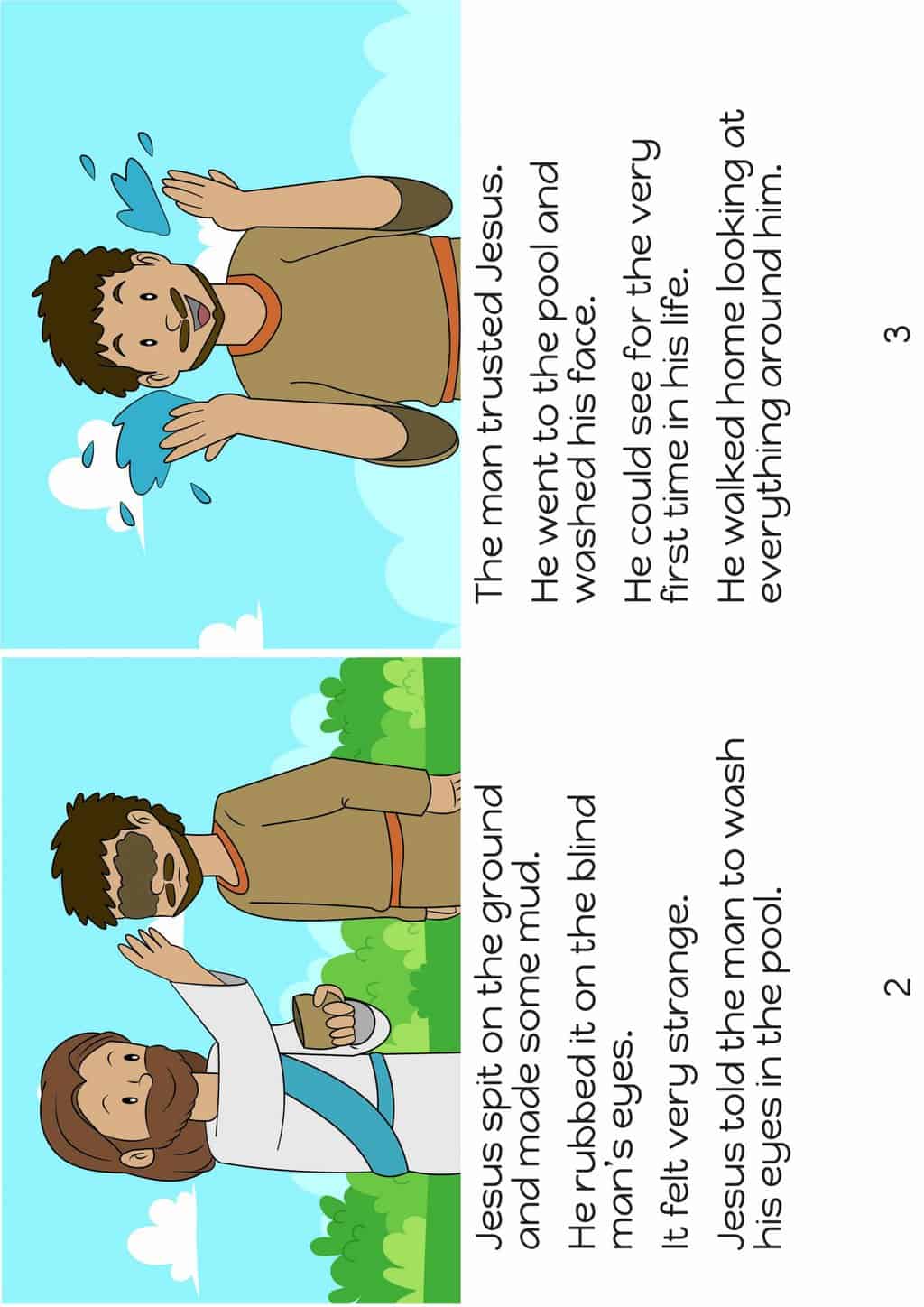 Jesus heals the Blind Man - Trueway Kids