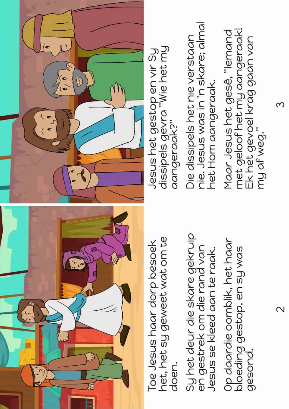 Die Vrou wat aan Jesus geraak het - Trueway Kids