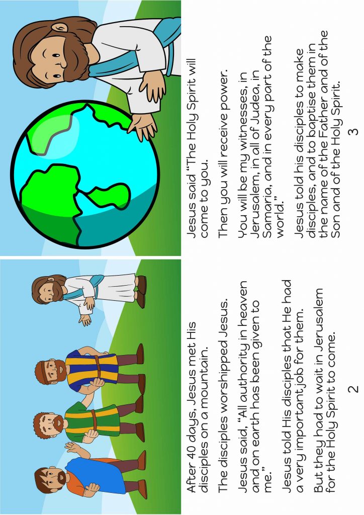 Jesus Gave The Great Commission Coloring Pages