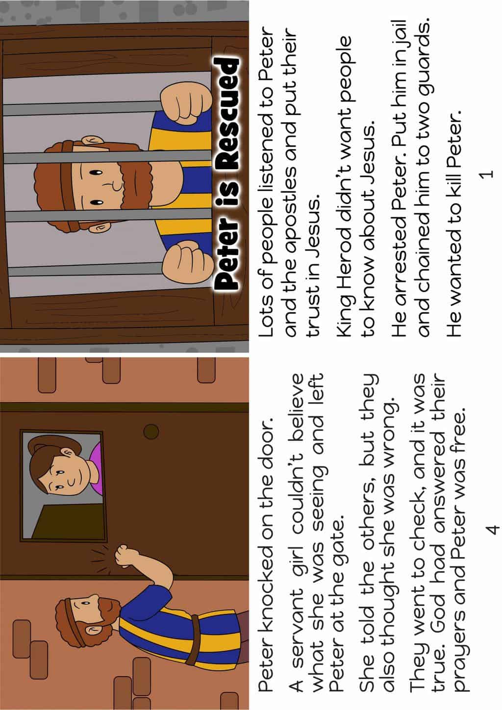 Peter is Rescued - Bible lesson for kids - Trueway Kids