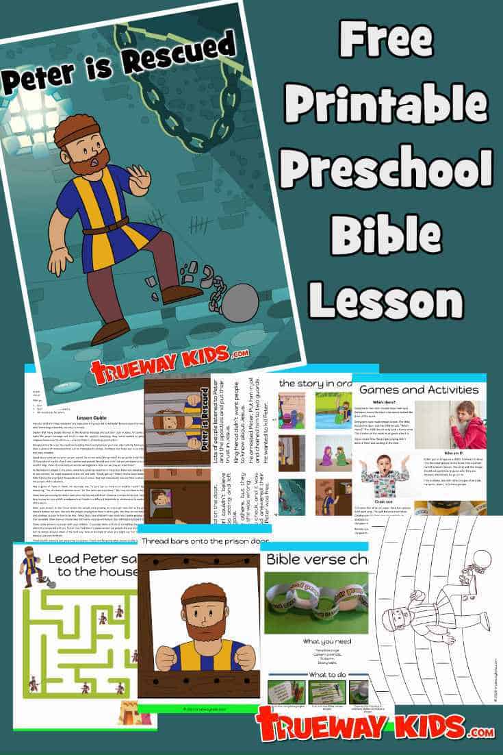 Peter is Rescued - Bible lesson for kids - Trueway Kids
