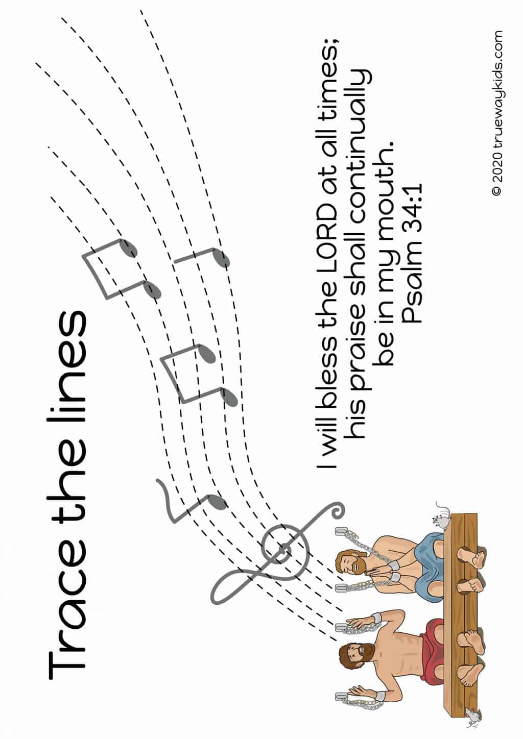 Paul and Silas in Prison - Bible lesson for kids - Trueway Kids