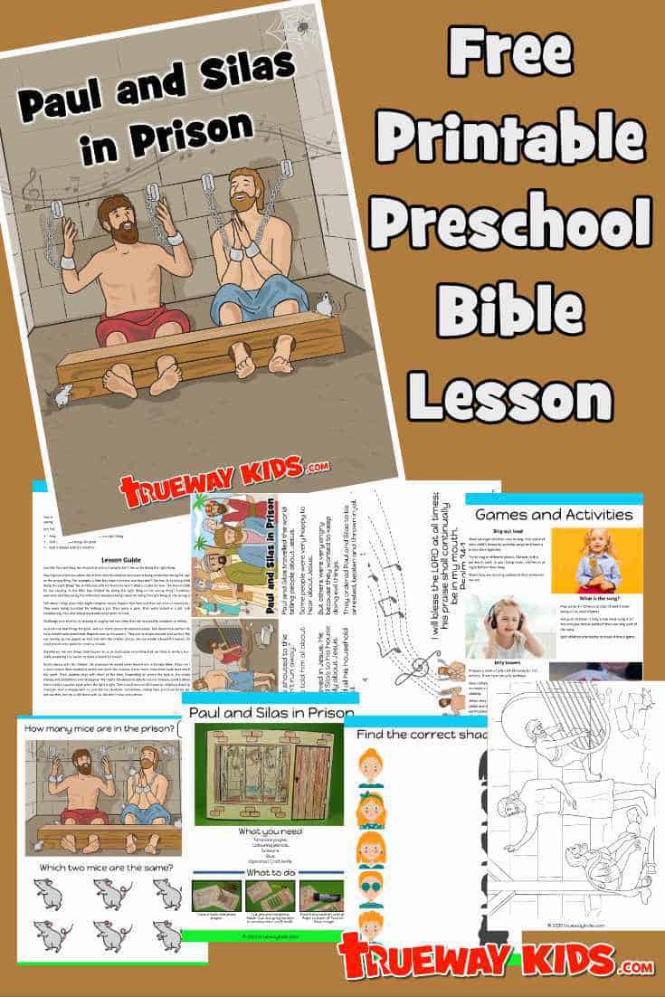 Paul and Silas in Prison - Bible lesson for kids - Trueway Kids